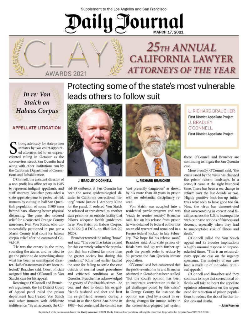 FDAP Attorneys Honored for Work Advocating for Inmates Impacted by ...